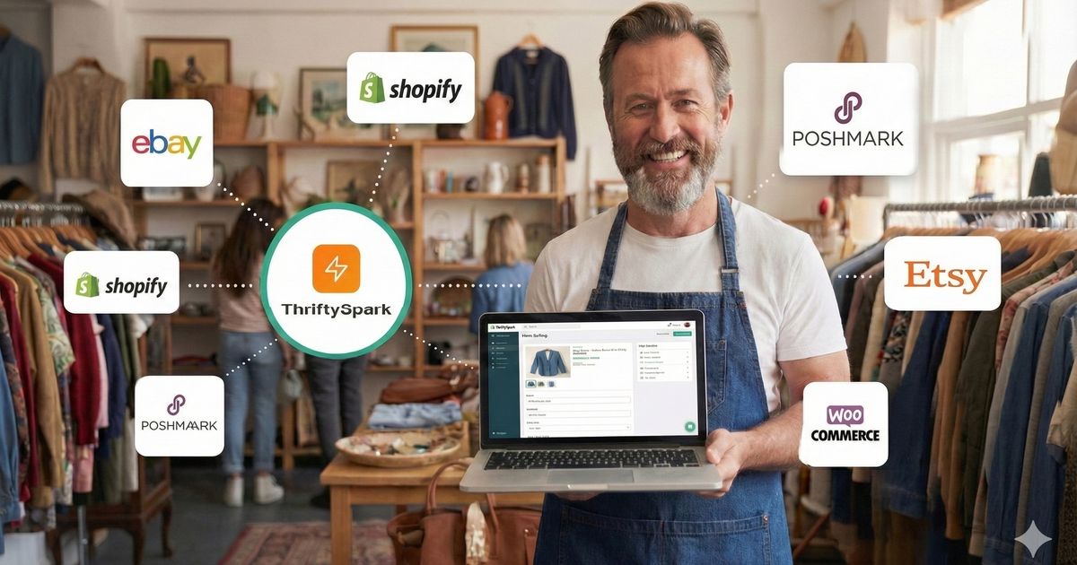 ThriftySpark - AI-Powered Thrift Store Software | POS, Inventory & Listings
